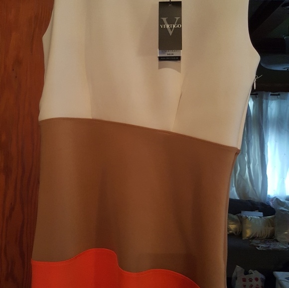 Vertigo Paris | Dresses | Vertigo Color Block Dress | Poshmark